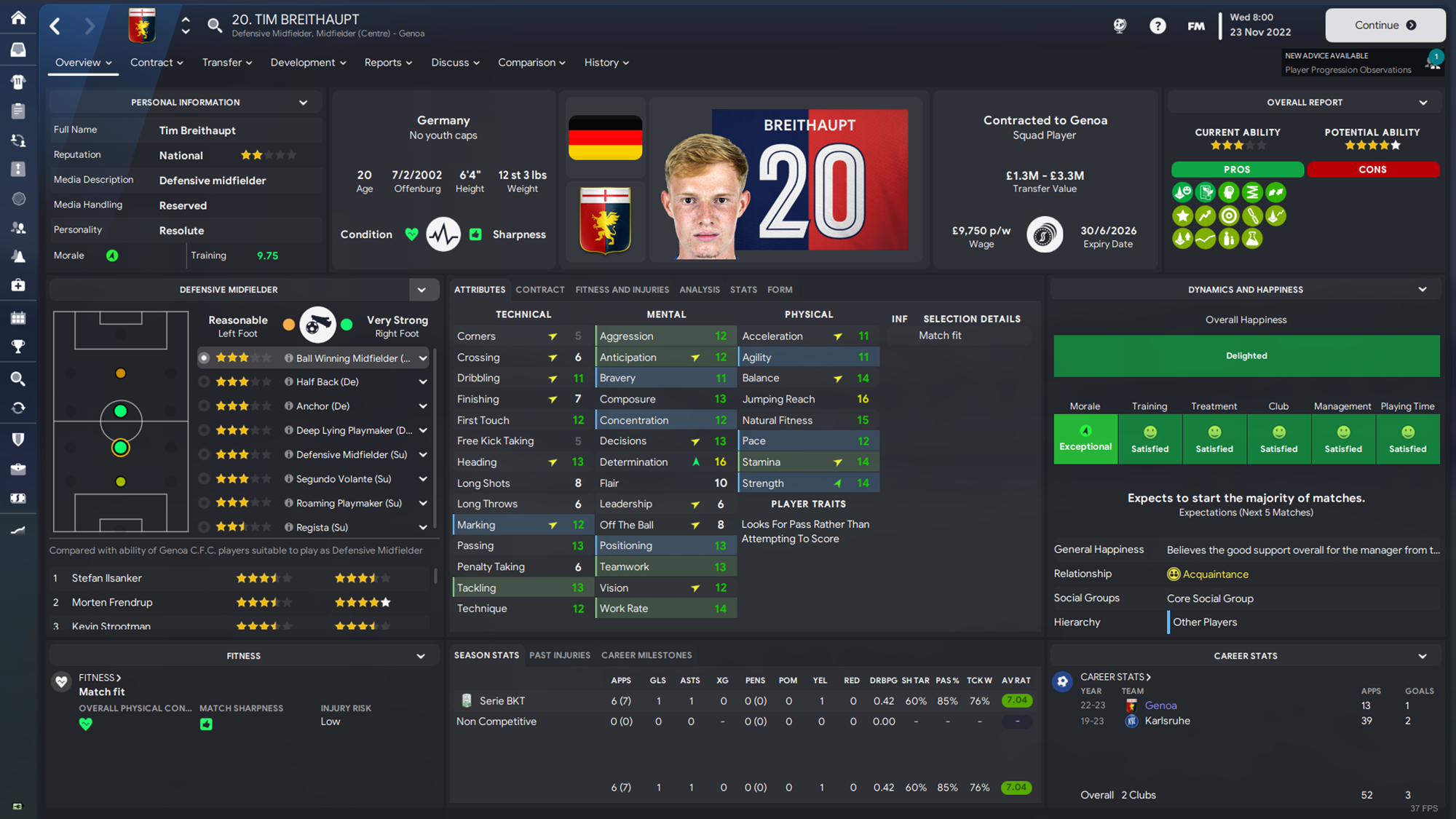 Football Manager 2023 – Genoa CFC: Mister (1) – A FM Old Timer