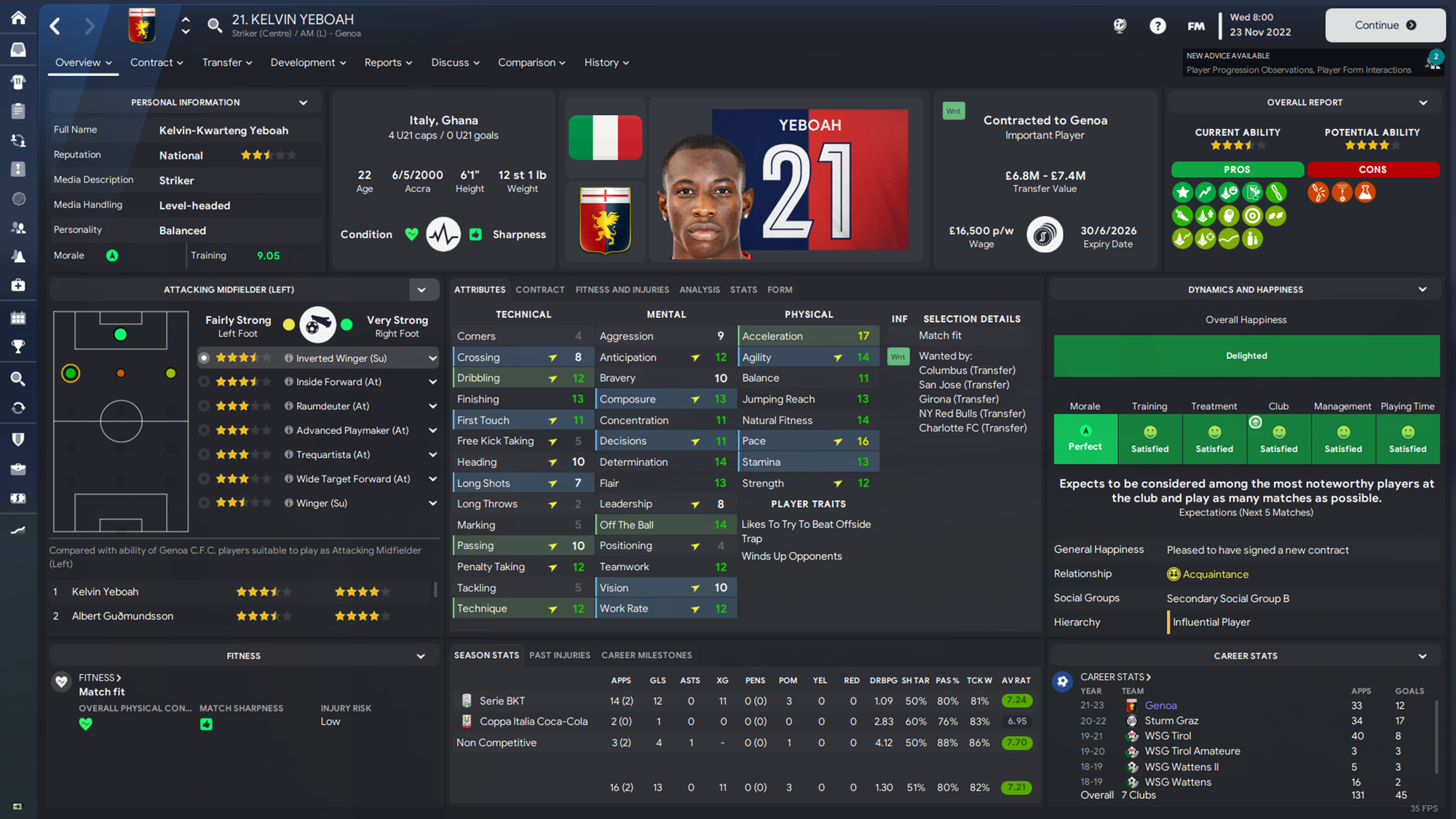 Football Manager 2023 – Genoa CFC: Mister (1) | A FM Old Timer